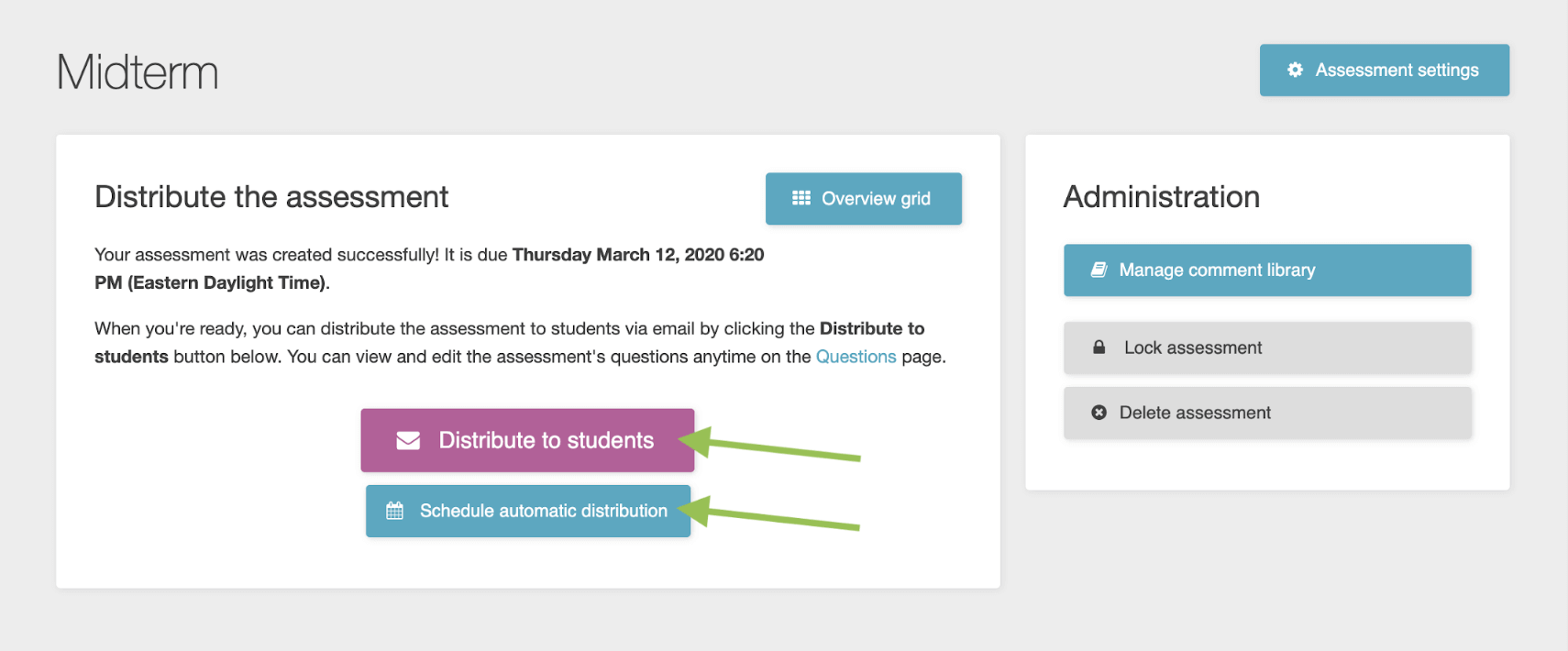 Getting started as an instructor | Crowdmark
